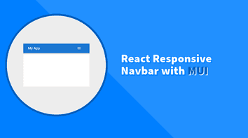 React Responsive Navbar with MUI